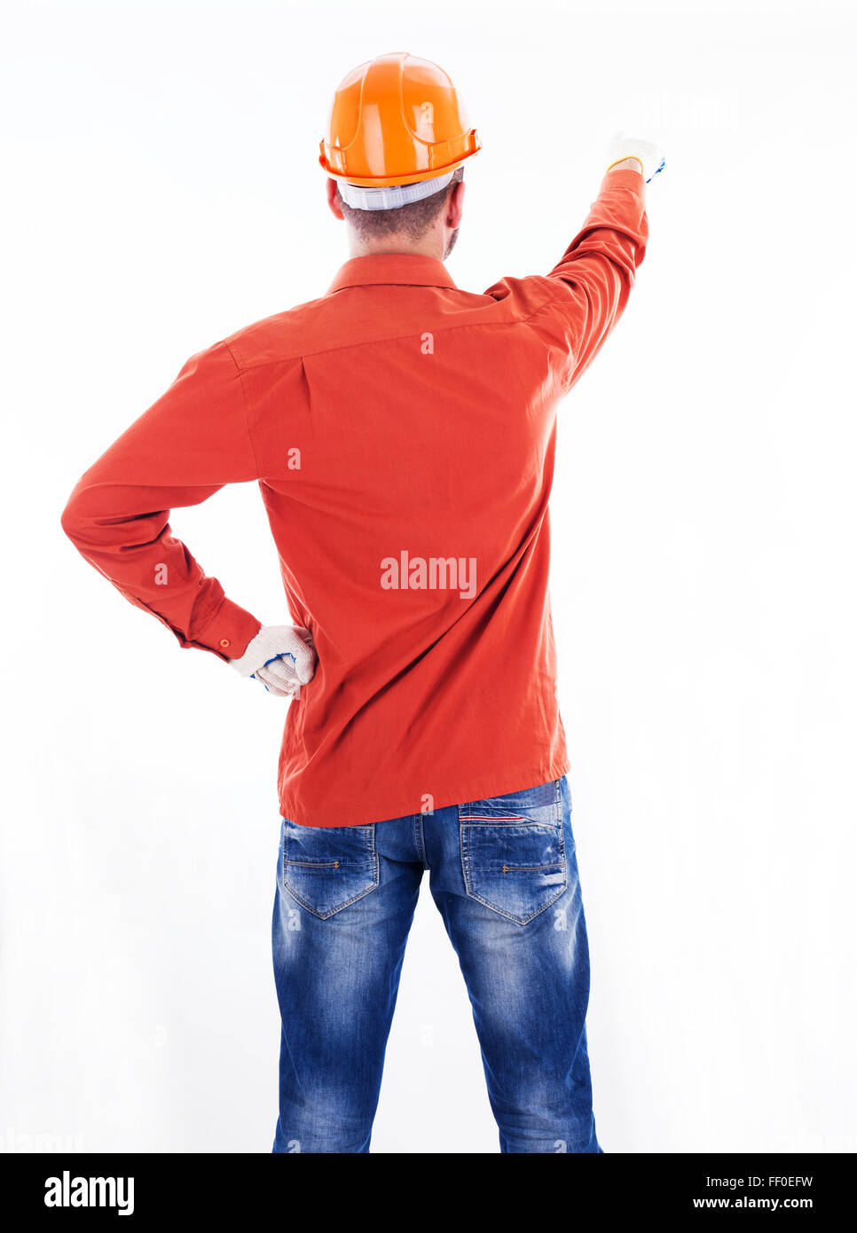 Closeup view human finger Cut Out Stock Images & Pictures - Alamy