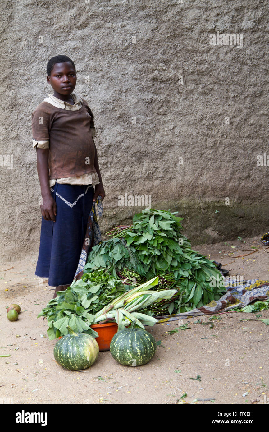 farmer in Kiwanja, Rutshuru, North Kivu, Democratic Republic of the ...