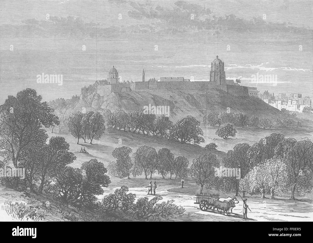 PAKISTAN Fort of Multan, in the Punjab 1878. Illustrated London News ...
