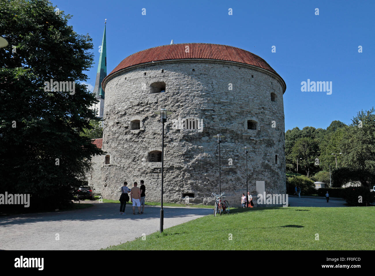 The Fat Margaret Tower, home to the Estonian Maritime Museum in Tallinn ...