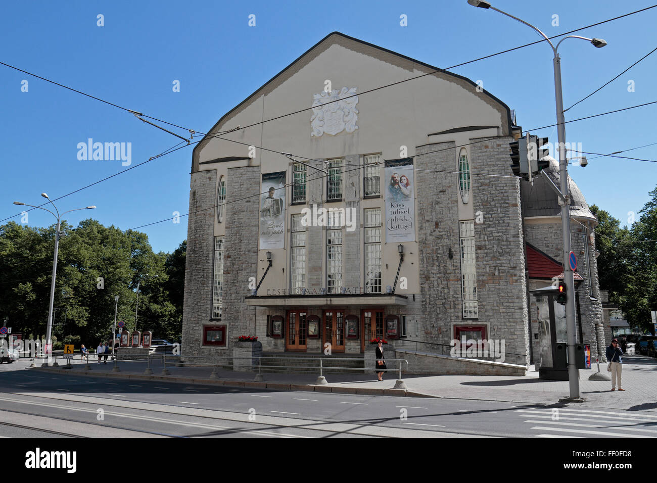 The Eesti Draamateater SA in Tallinn, Estonia Stock Photo - Alamy
