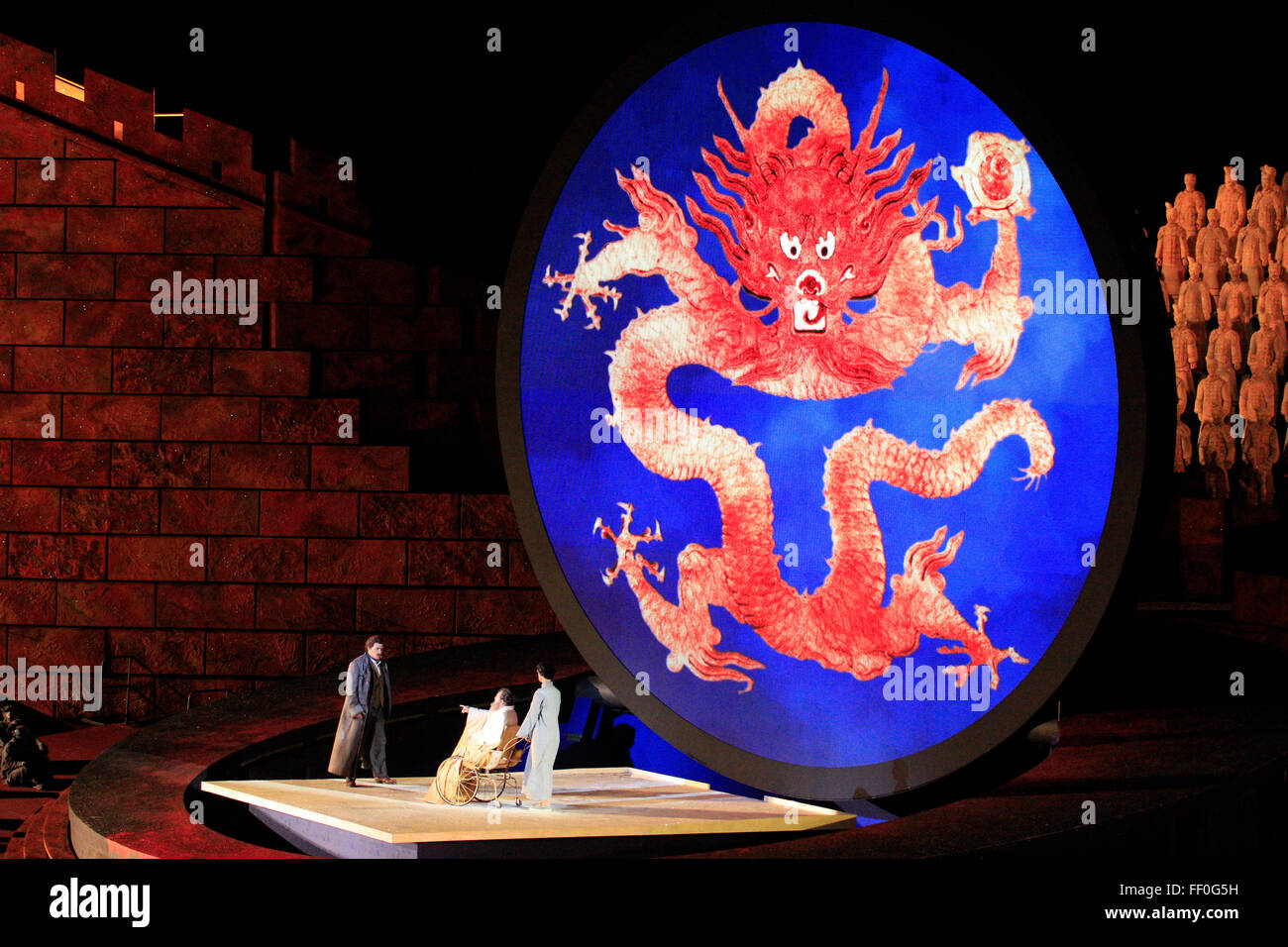 Riccardo Massi as Prince Calaf, Opera Turandot on the Floating Stage ...