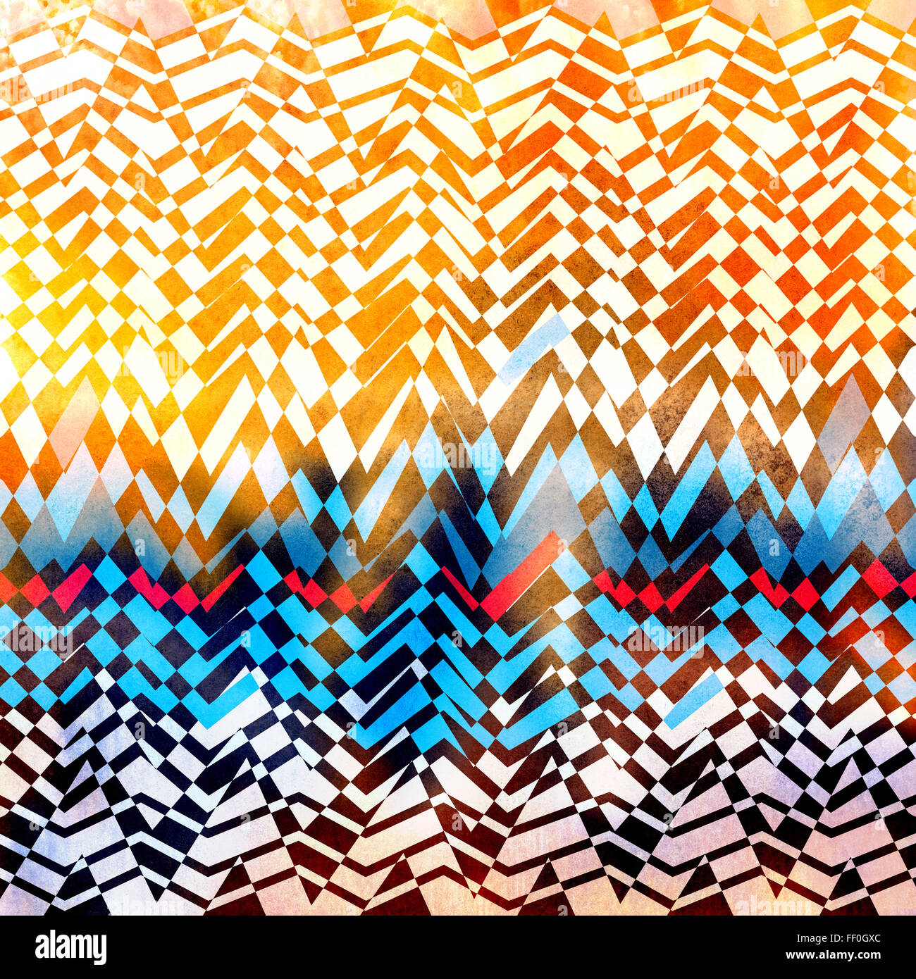 colorful geometric abstract background on white background Stock Photo ...