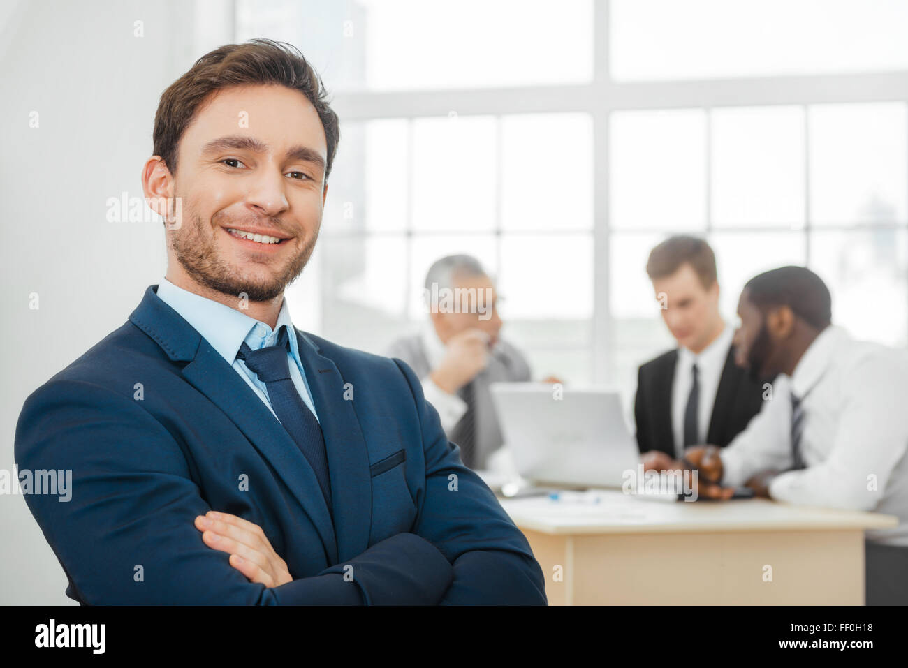 Concept for teamwork and knowledge transfer Stock Photo - Alamy