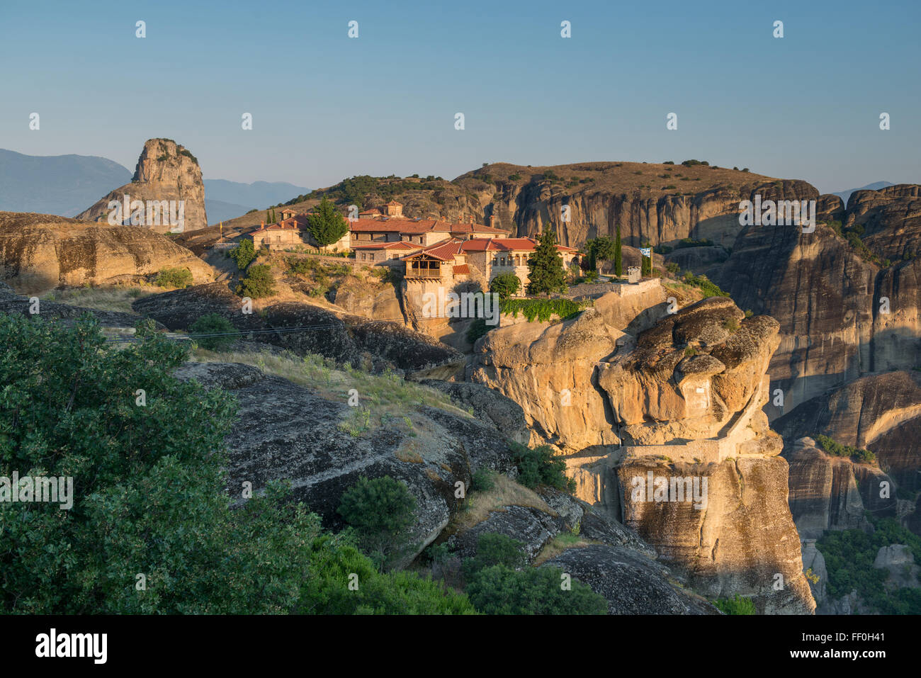 Monastery of the Holy Trinity in Meteora - complex of Eastern Orthodox ...