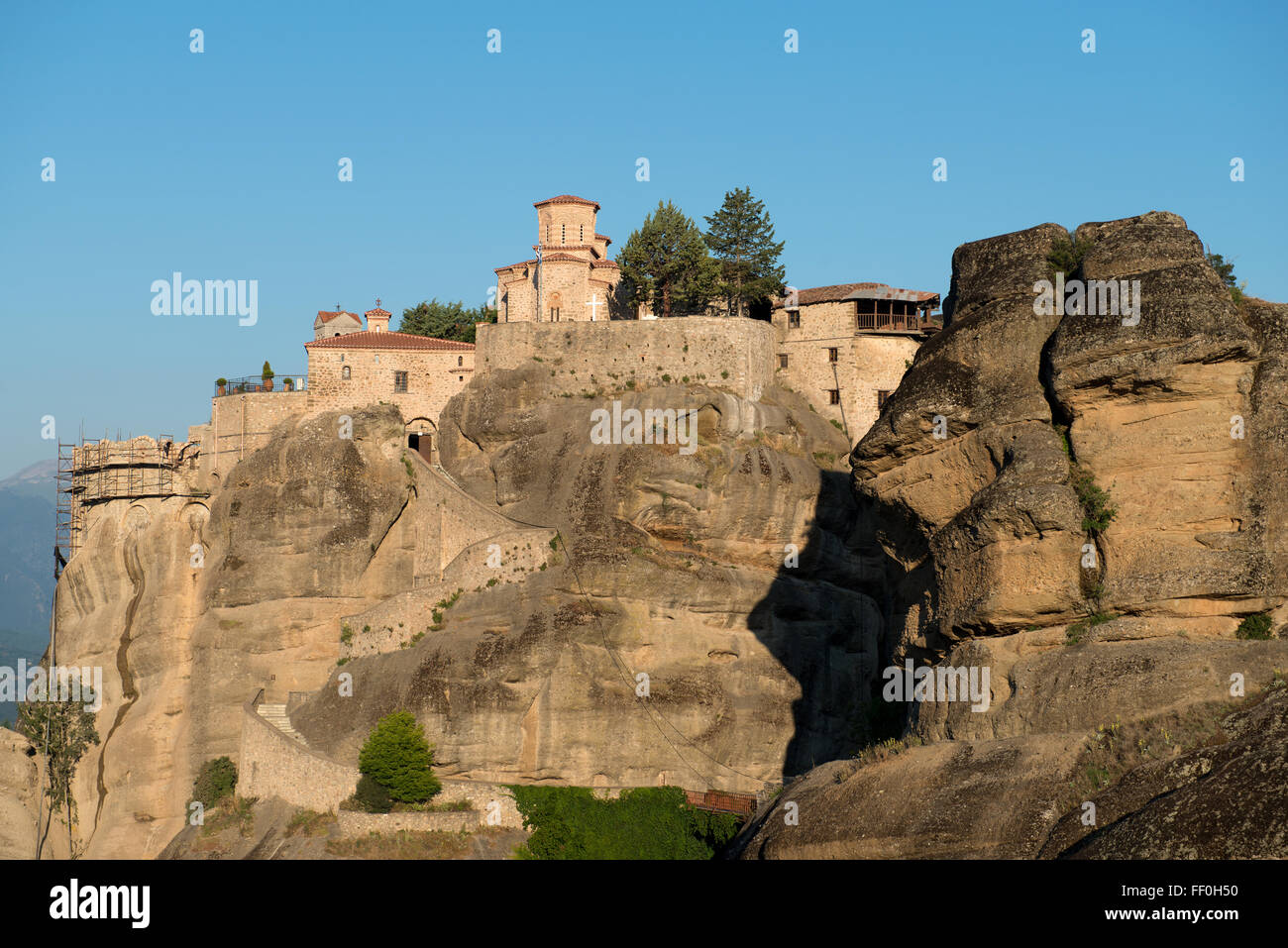 The Holy Monastery of Varlaam in Meteora - complex of Eastern Orthodox ...
