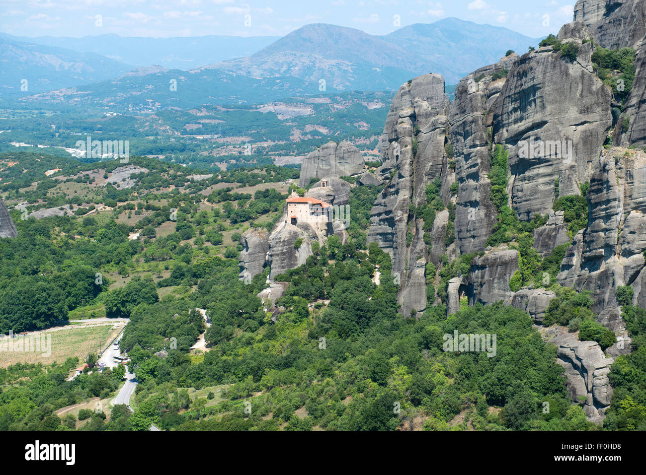 The Holy Monastery of St. Nicholas Anapausas. Beautiful Meteora ...
