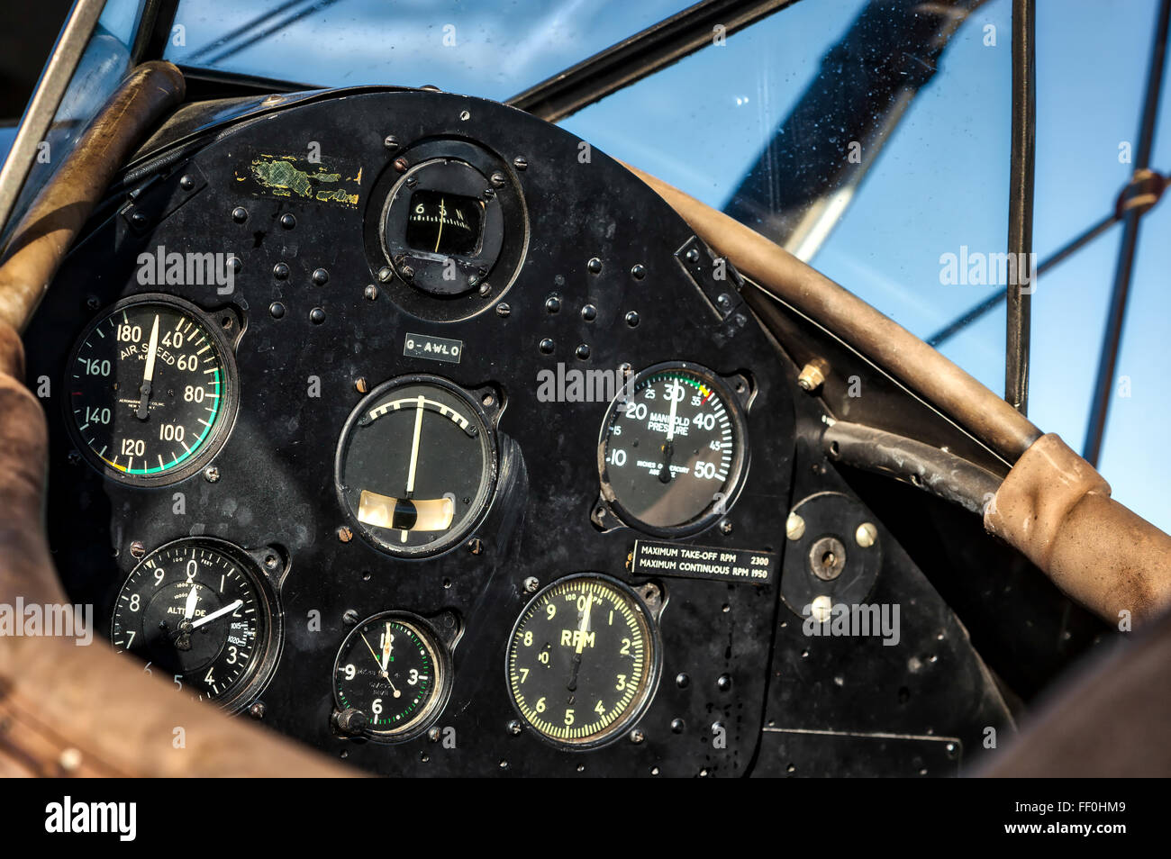 Boeing stearman cockpit hi-res stock photography and images - Alamy