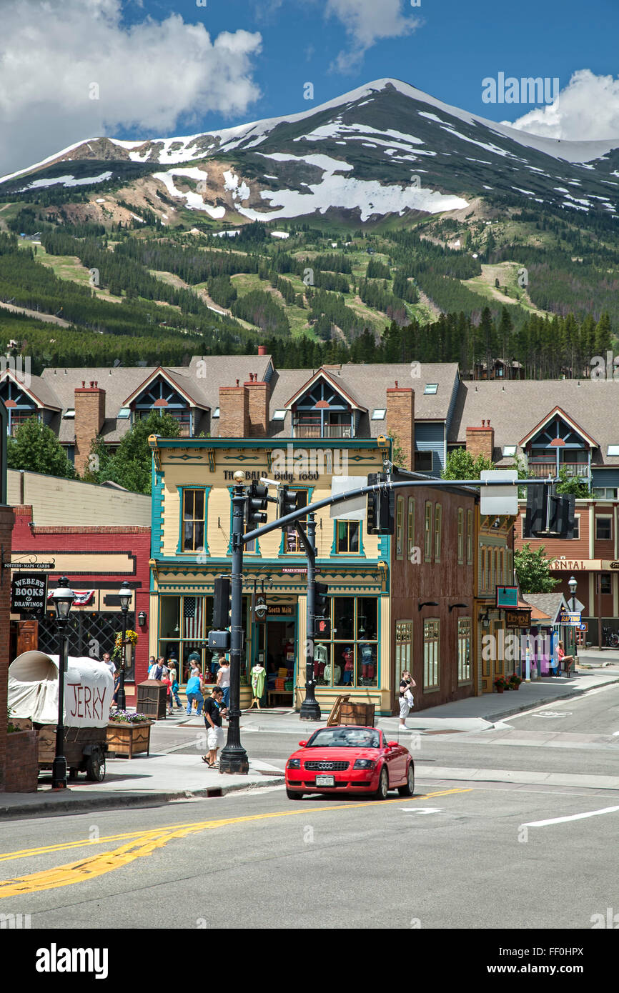 Breckenridge and Tenmile Range, Colorado USA Stock Photo - Alamy