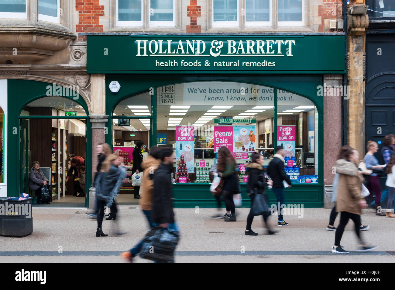 Holland and Barrett shop front view Stock Photo - Alamy