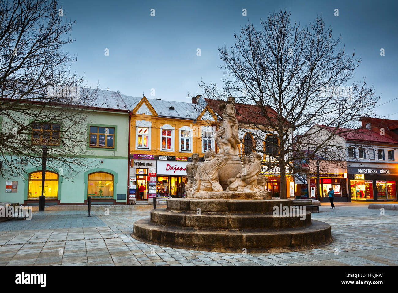 Square in the centre of Martin, Slovakia Stock Photo - Alamy