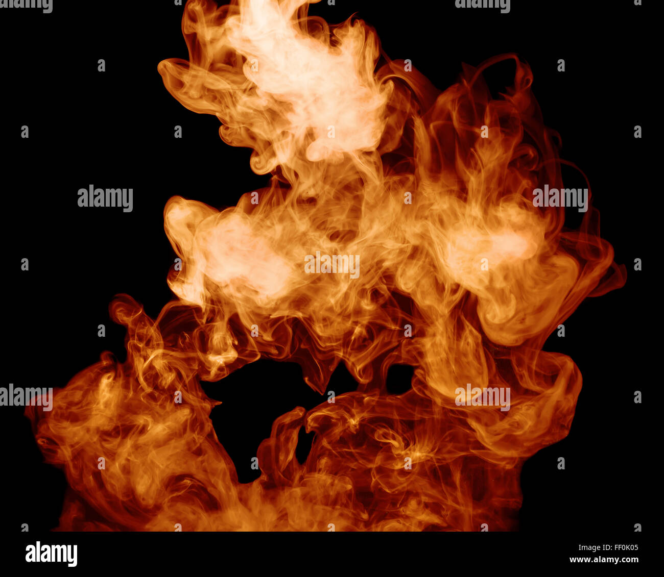 fire burst on a black background Stock Photo - Alamy