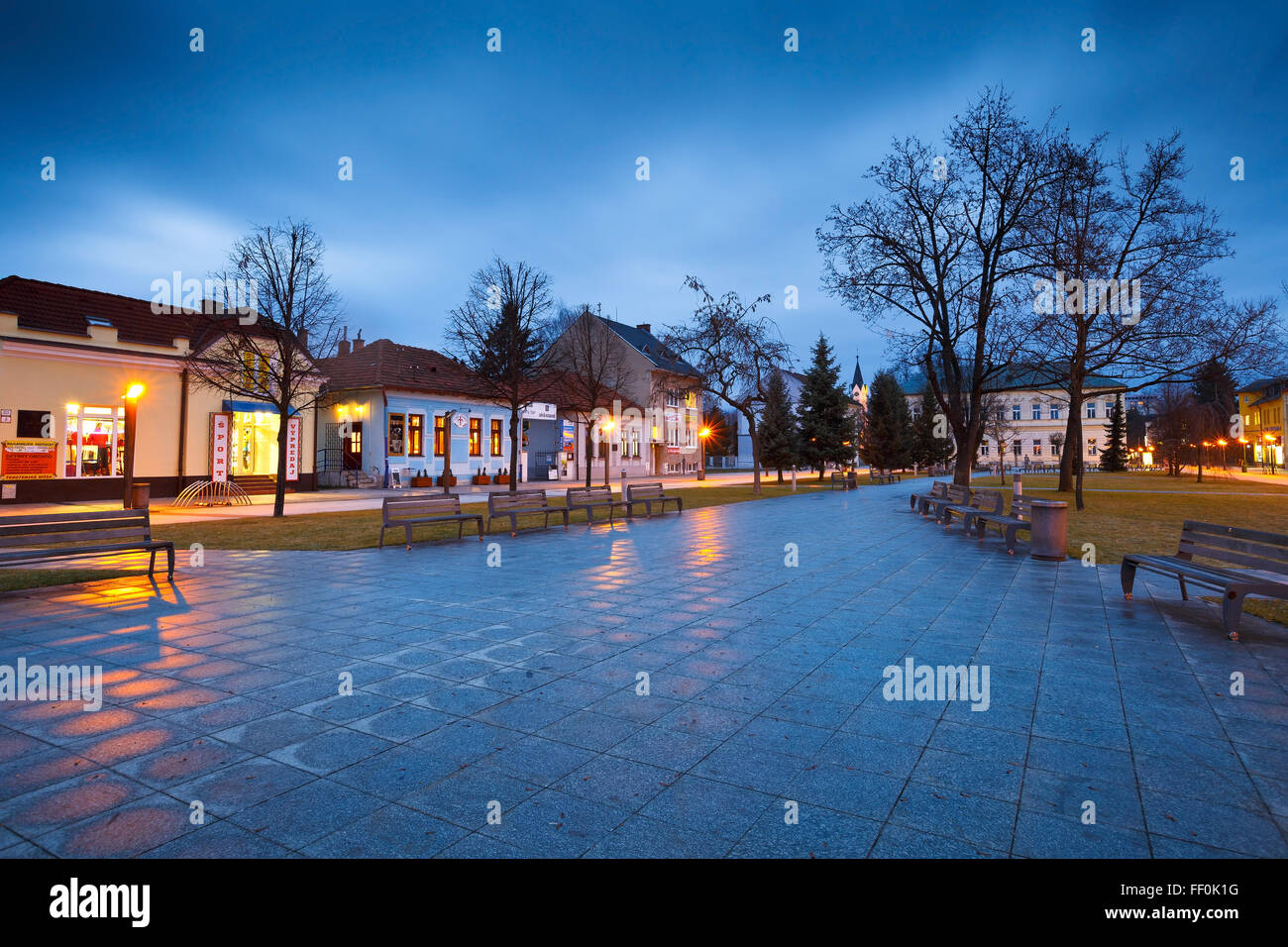Square in the centre of Martin, Slovakia Stock Photo - Alamy