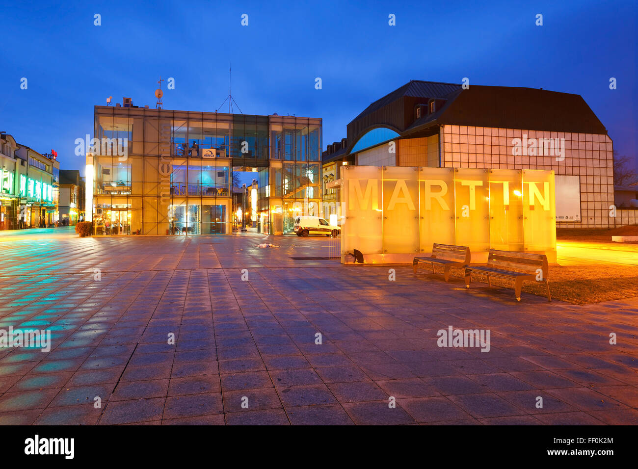 Theatre in the centre of Martin, Slovakia Stock Photo - Alamy