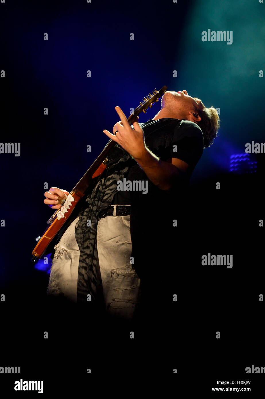 J D Rooney of Rascal Flatts performing at the CMA Festival in Nashville ...
