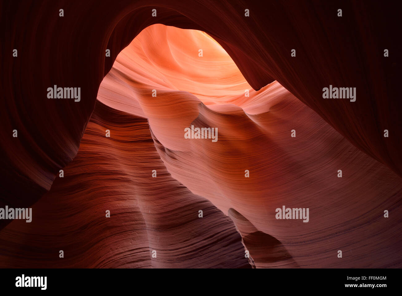 Red Sandstone, Rock Formation, Lower Antelope Slot Canyon or Corkscrew ...