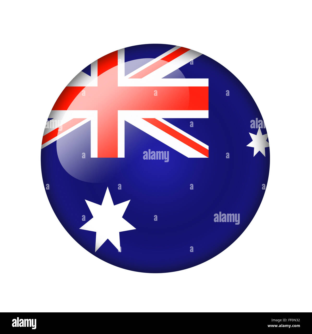 The Australian flag Stock Photo - Alamy
