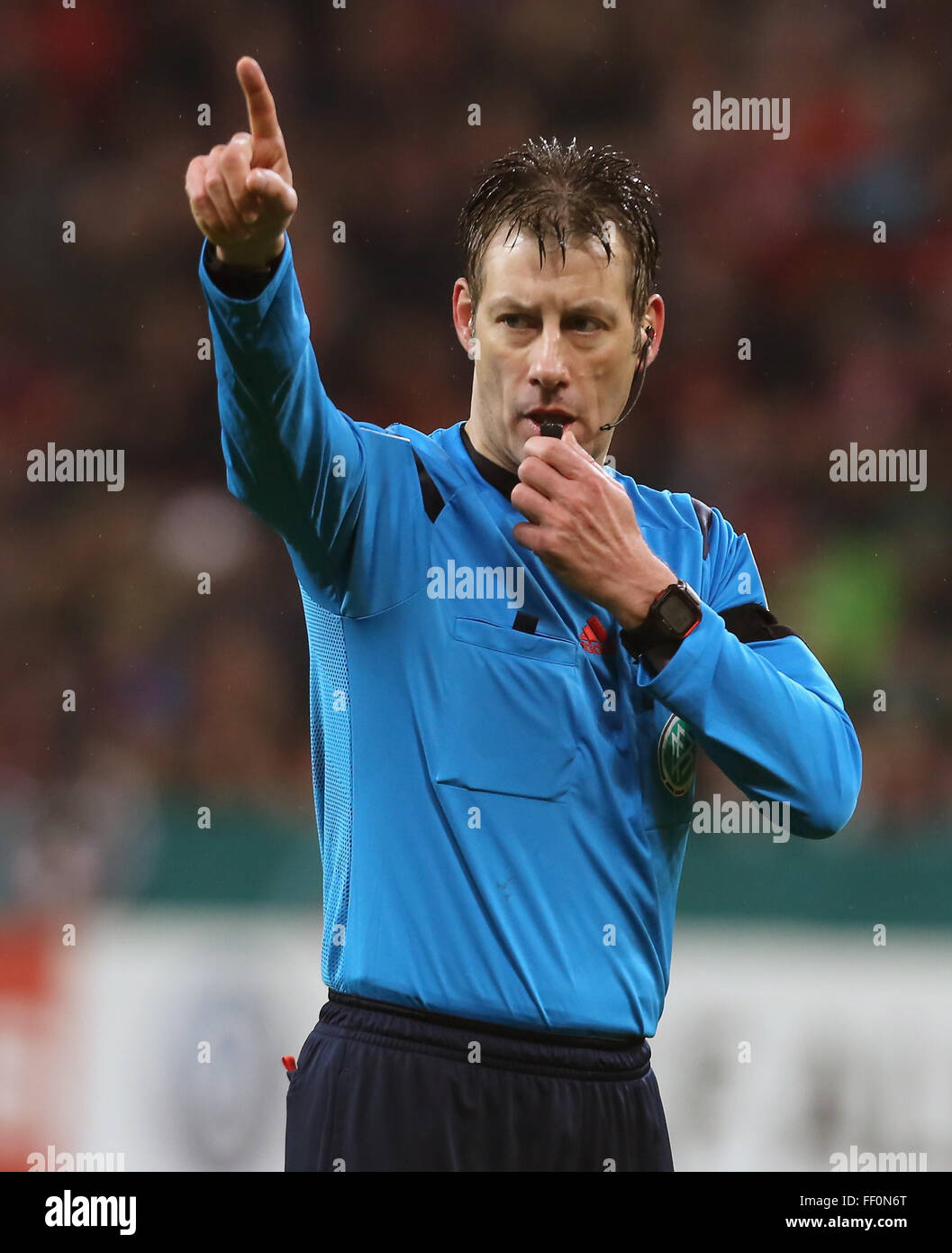 Leverkusen, Germany. 9th February, 2016. Football, German Soccer Cup ...