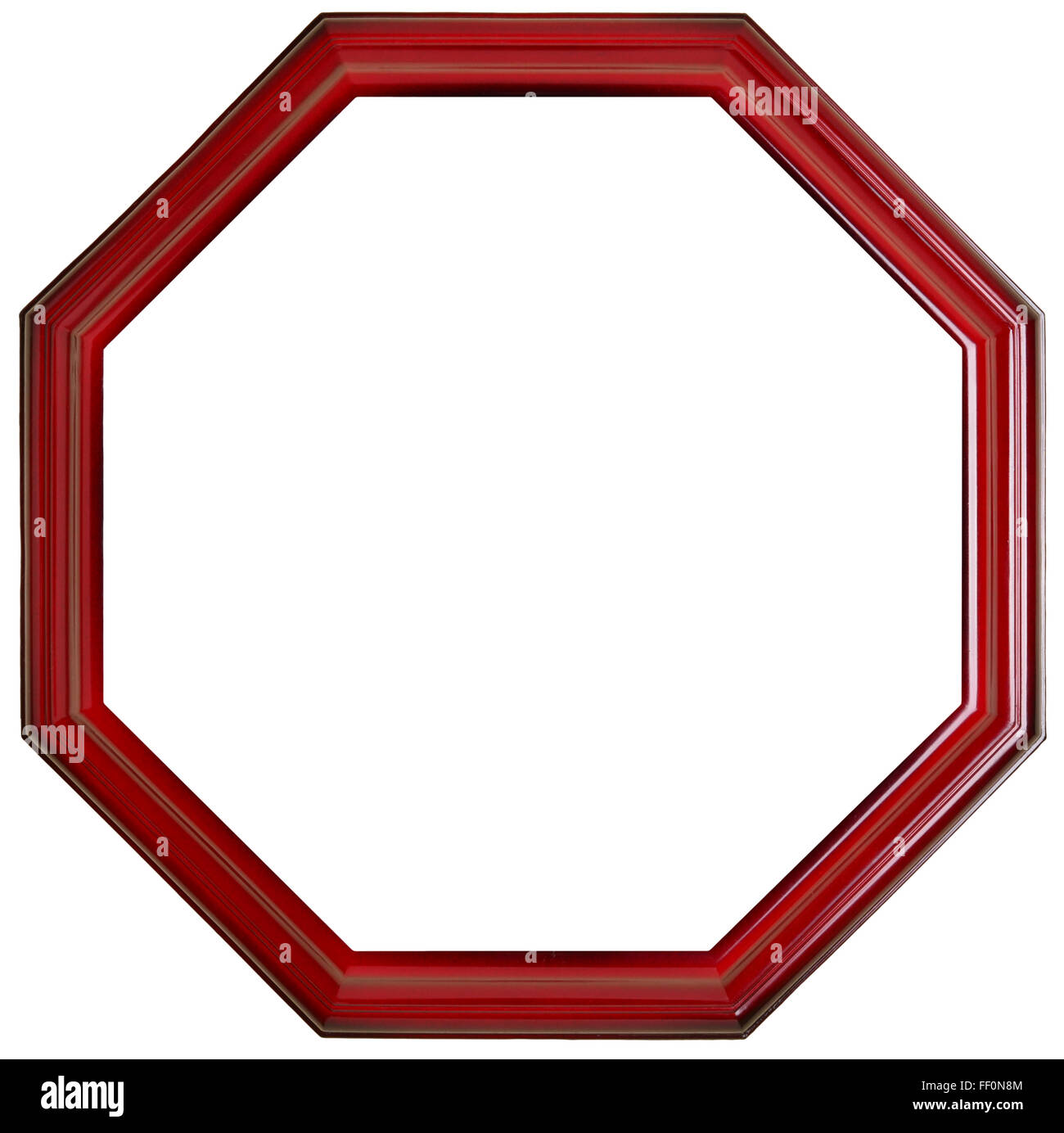 Round photo frame isolated on white background Stock Photo - Alamy