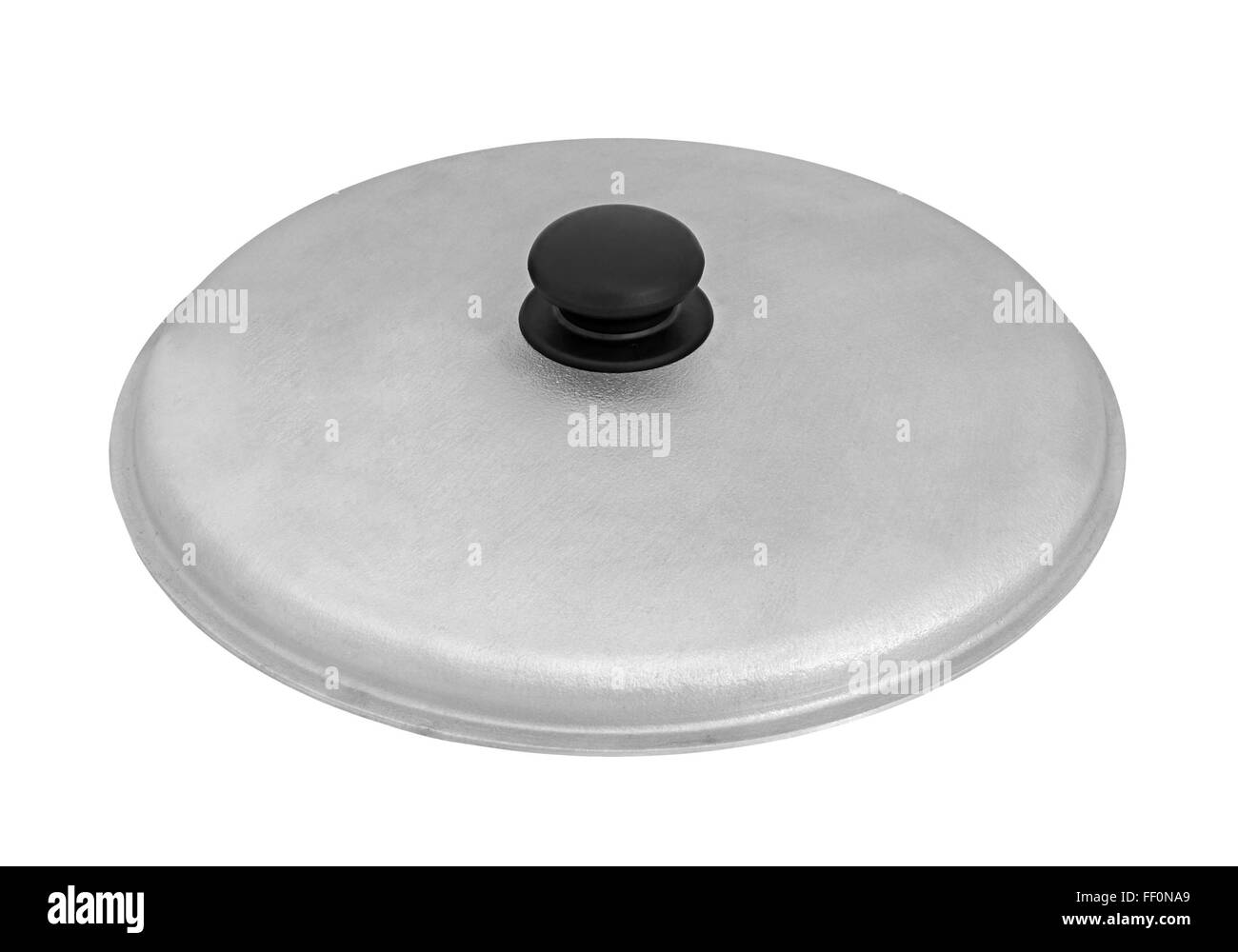 Aluminum kitchen cover isolated on the white background Stock Photo - Alamy