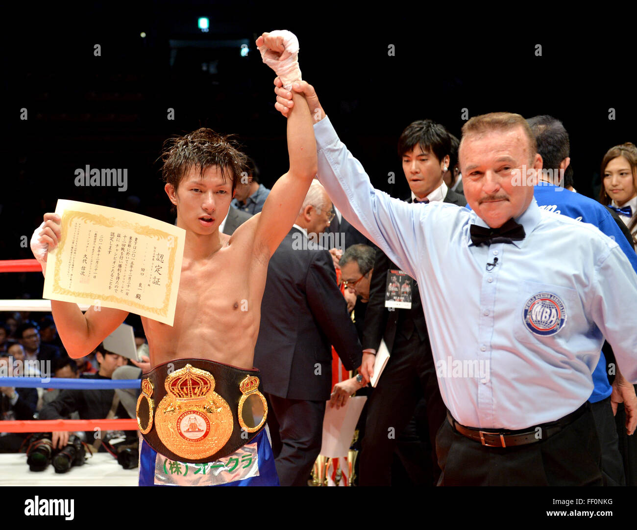 Tokyo, Japan. 31st Dec, 2015. Ryoichi Taguchi (JPN), Derek Milham ...
