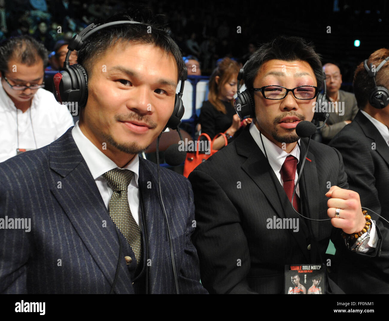 Tokyo, Japan. 31st Dec, 2015. (L-R) Kohei Kono, Akira Yaegashi Boxing ...