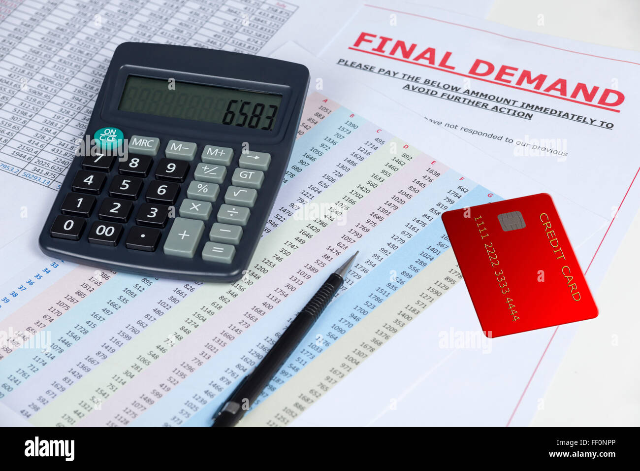 Demand letter hi-res stock photography and images - Alamy