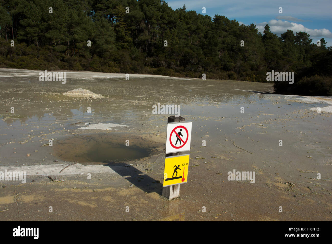 The Primrose Terrace is the largest sinter terrace in New Zealand ...