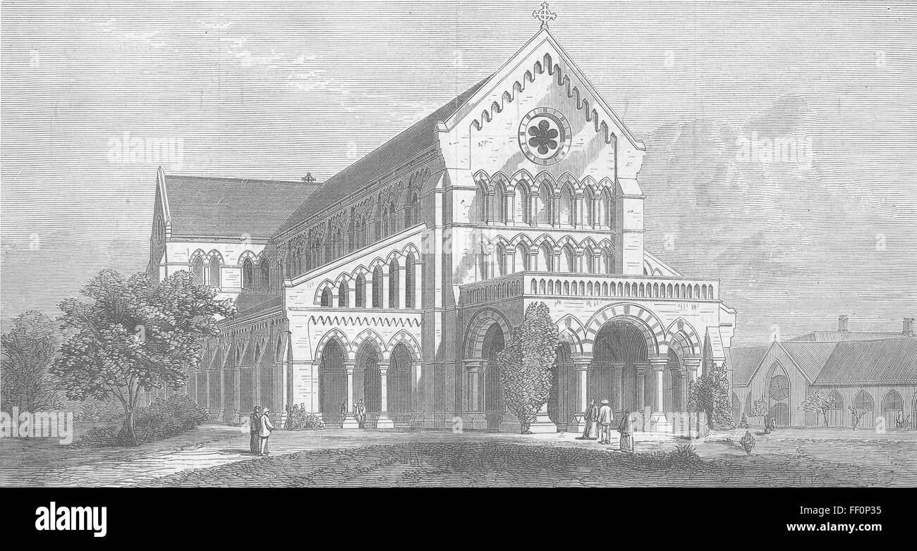 CHINA Cathedral(Trinity Church) Shanghai 1877. Illustrated London News ...