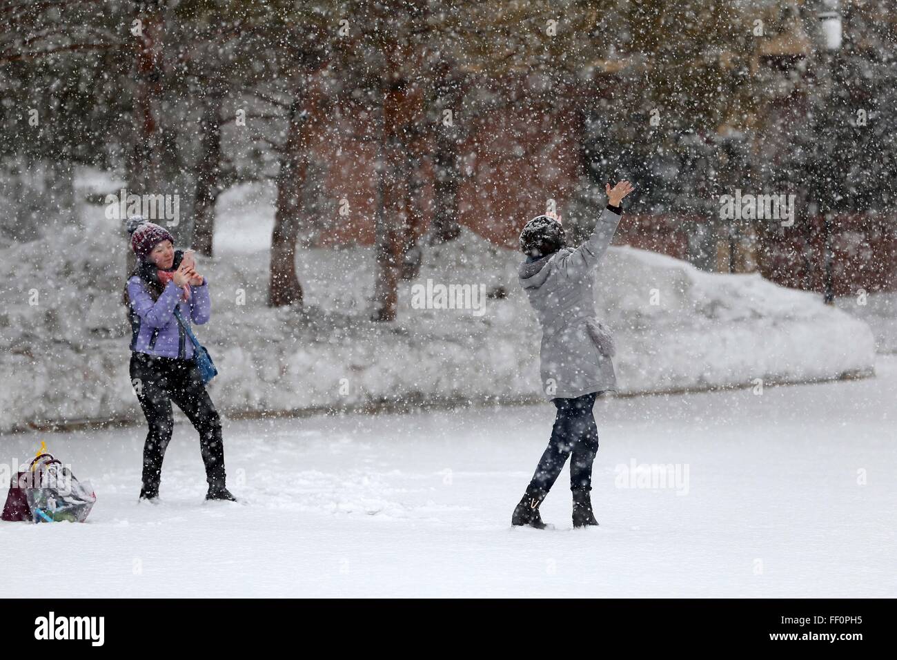 Altay, China's Xinjiang Uygur Autonomous Region. 9th Feb, 2016. A woman ...