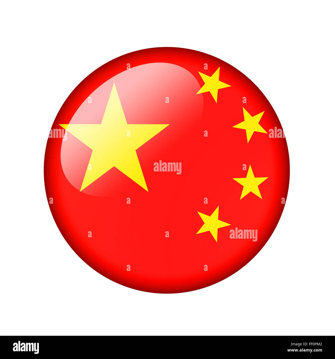 The Chinese flag Stock Photo - Alamy