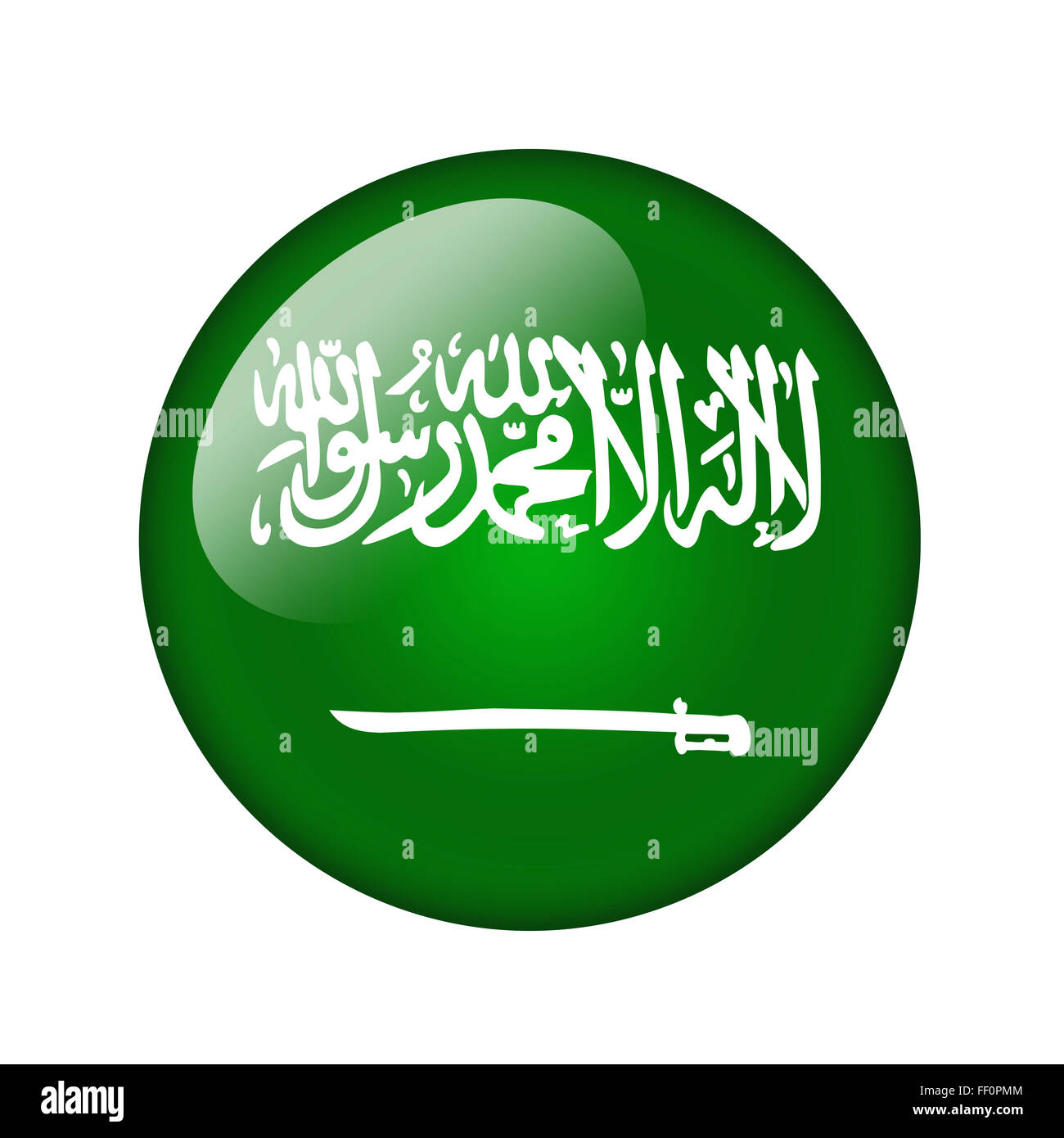 The Saudi Arabia flag Stock Photo - Alamy