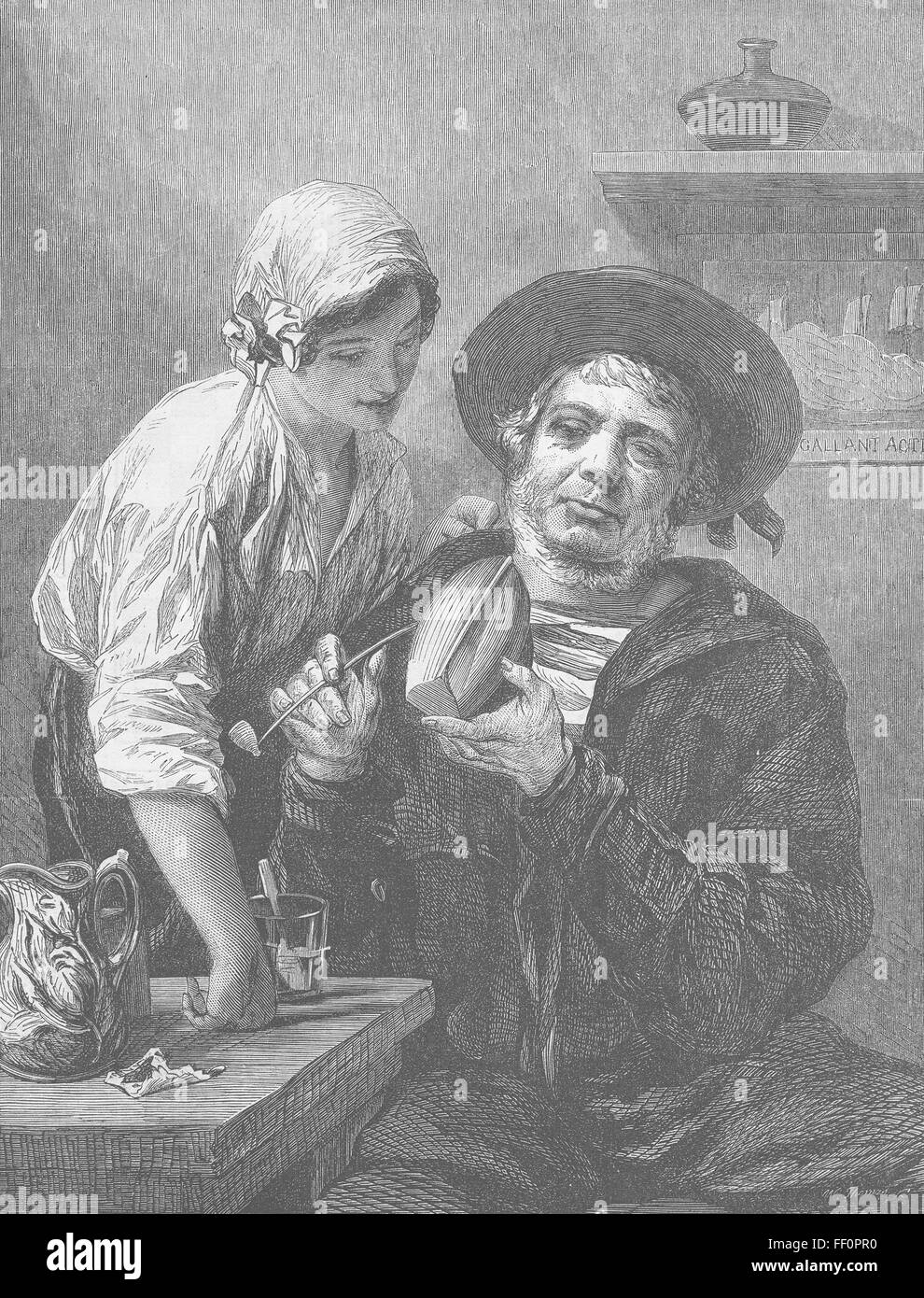 PORTRAITS The young shipwright 1863. Illustrated London News Stock ...