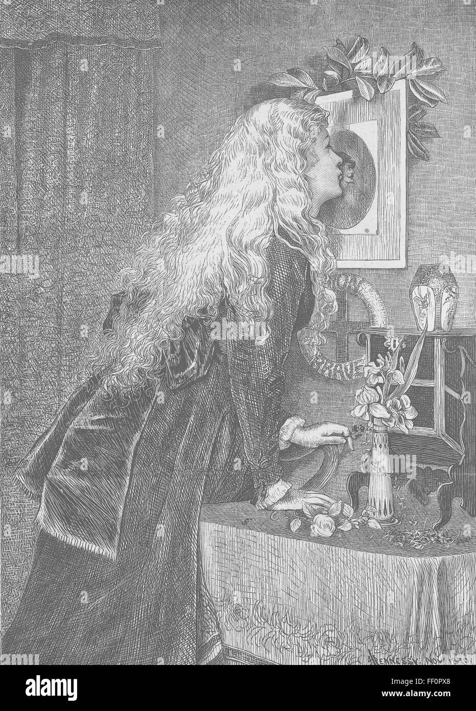 ROMANCE Mon brave 1870. The Graphic Stock Photo - Alamy