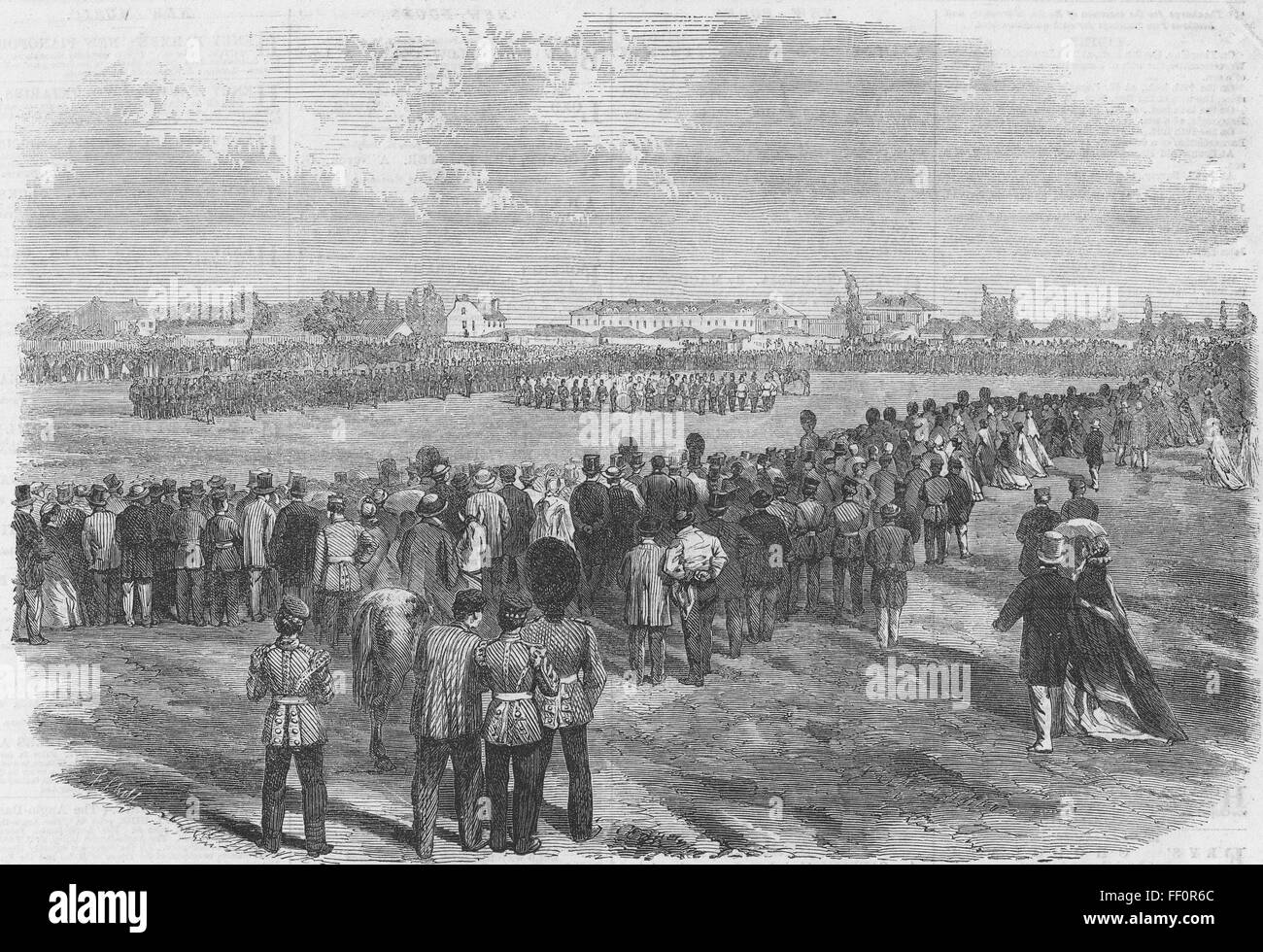 CANADA Presentation to Victoria Rifles, Montreal 1862. Illustrated ...