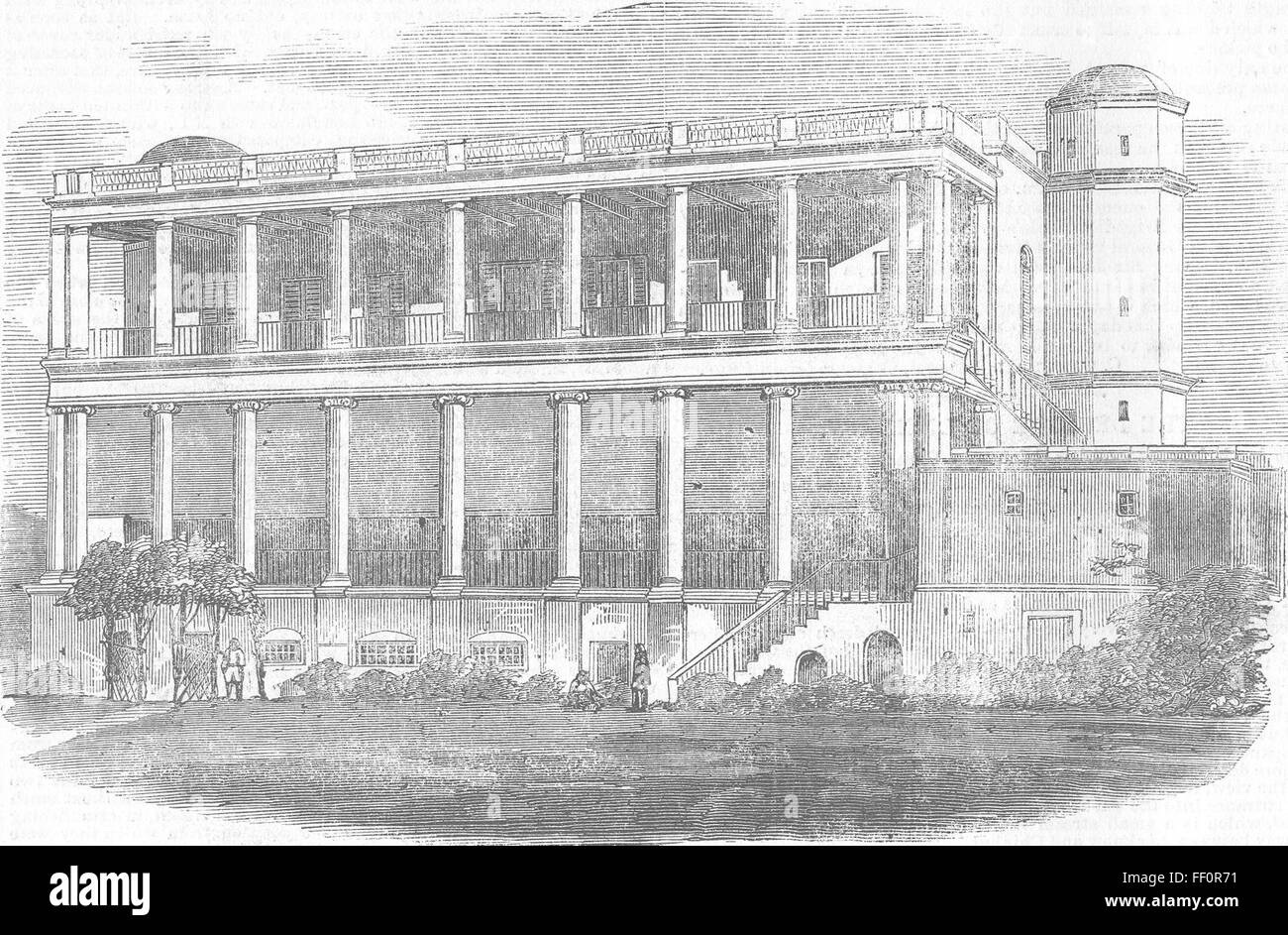 Lucknow india residency Black and White Stock Photos & Images - Alamy