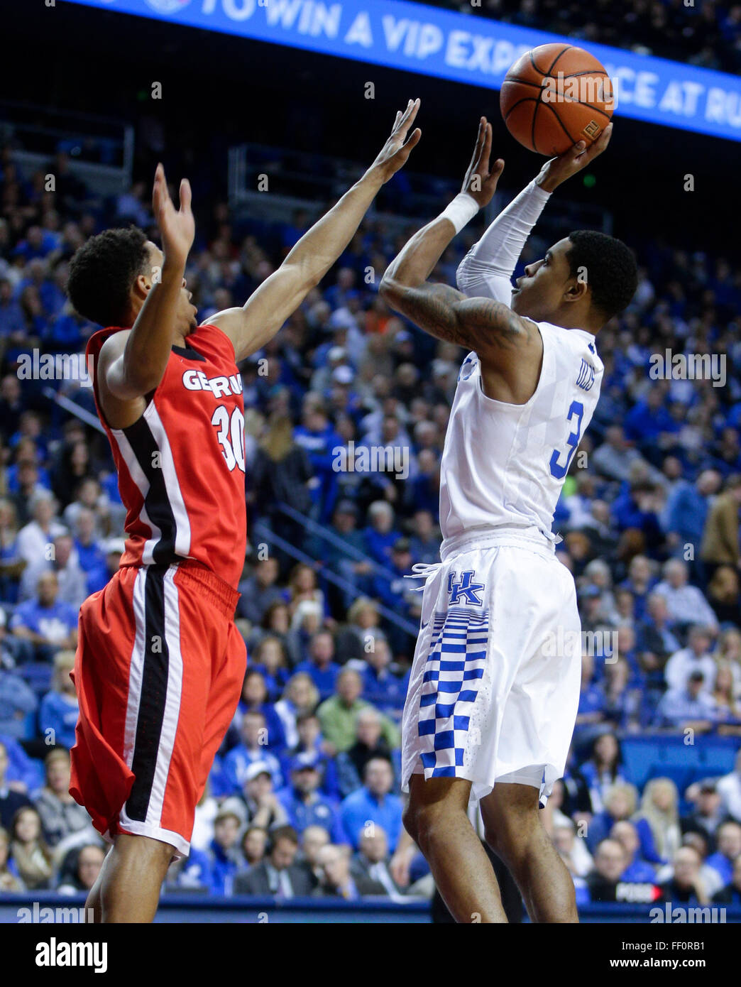Lexington, KY, USA. 9th Feb, 2016. Kentucky Wildcats guard Tyler Ulis ...