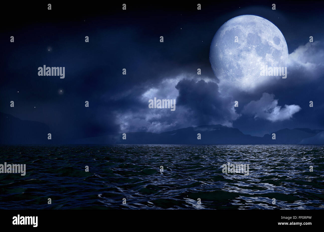 Full moon uk hi-res stock photography and images - Alamy