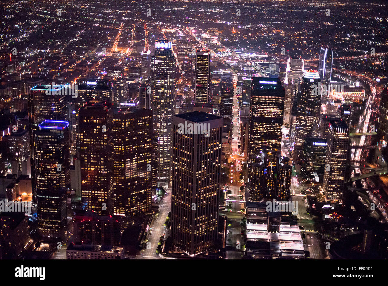 Aerial view of los angeles hi-res stock photography and images - Alamy