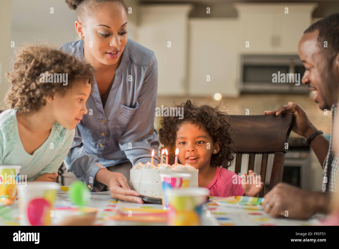 African american girl birthday cake hi-res stock photography and images ...