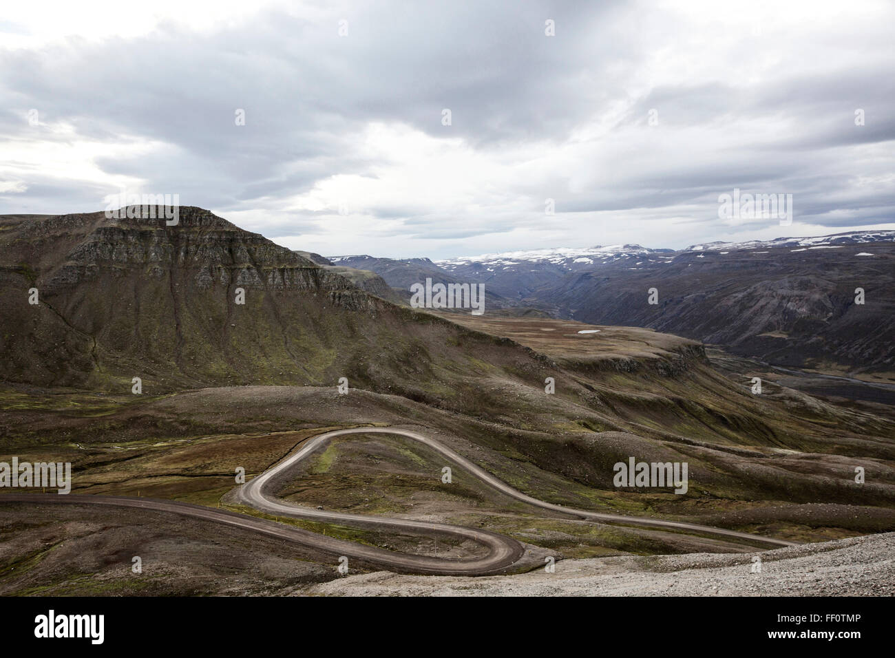 Mountains in remote landscape Stock Photo - Alamy