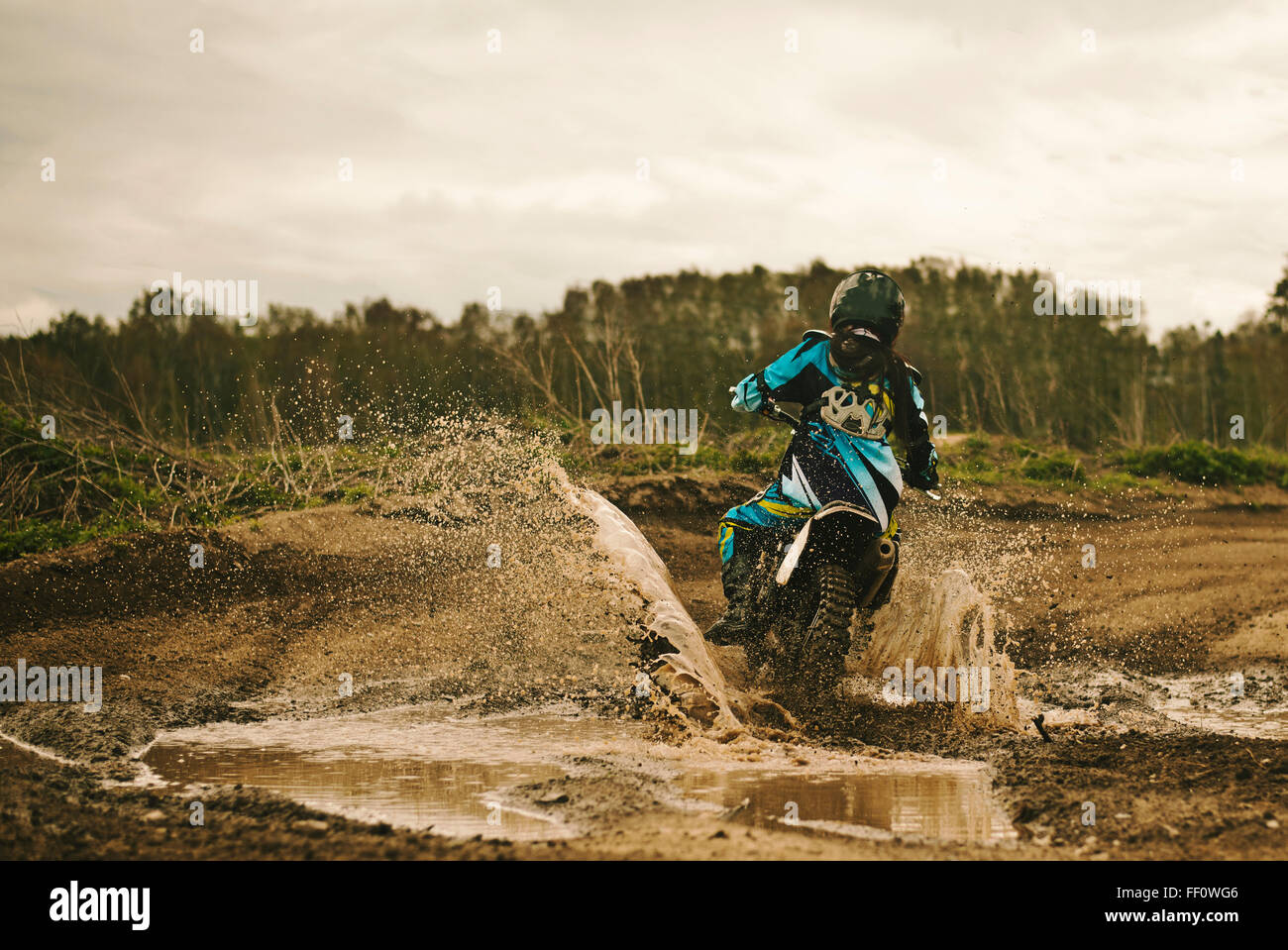 Man puddle water hi-res stock photography and images - Alamy