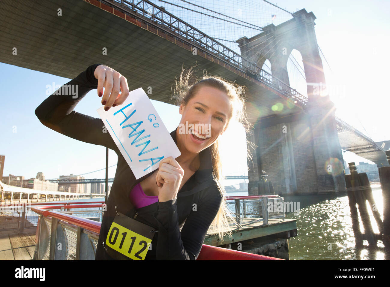 Runner woman new york city hi-res stock photography and images - Alamy