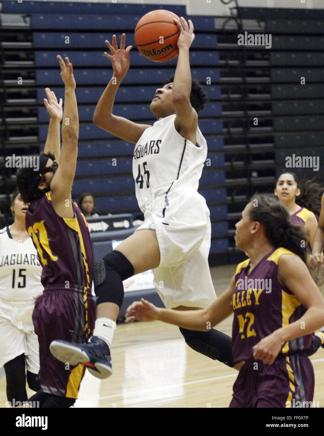 Usa. 9th Feb, 2016. SPORTS -- Atrisco Heritage's Destiny Williams ...