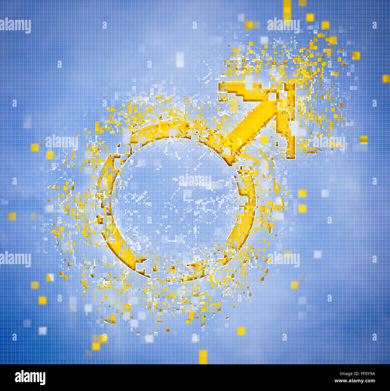 Male symbol illustration hi-res stock photography and images - Alamy