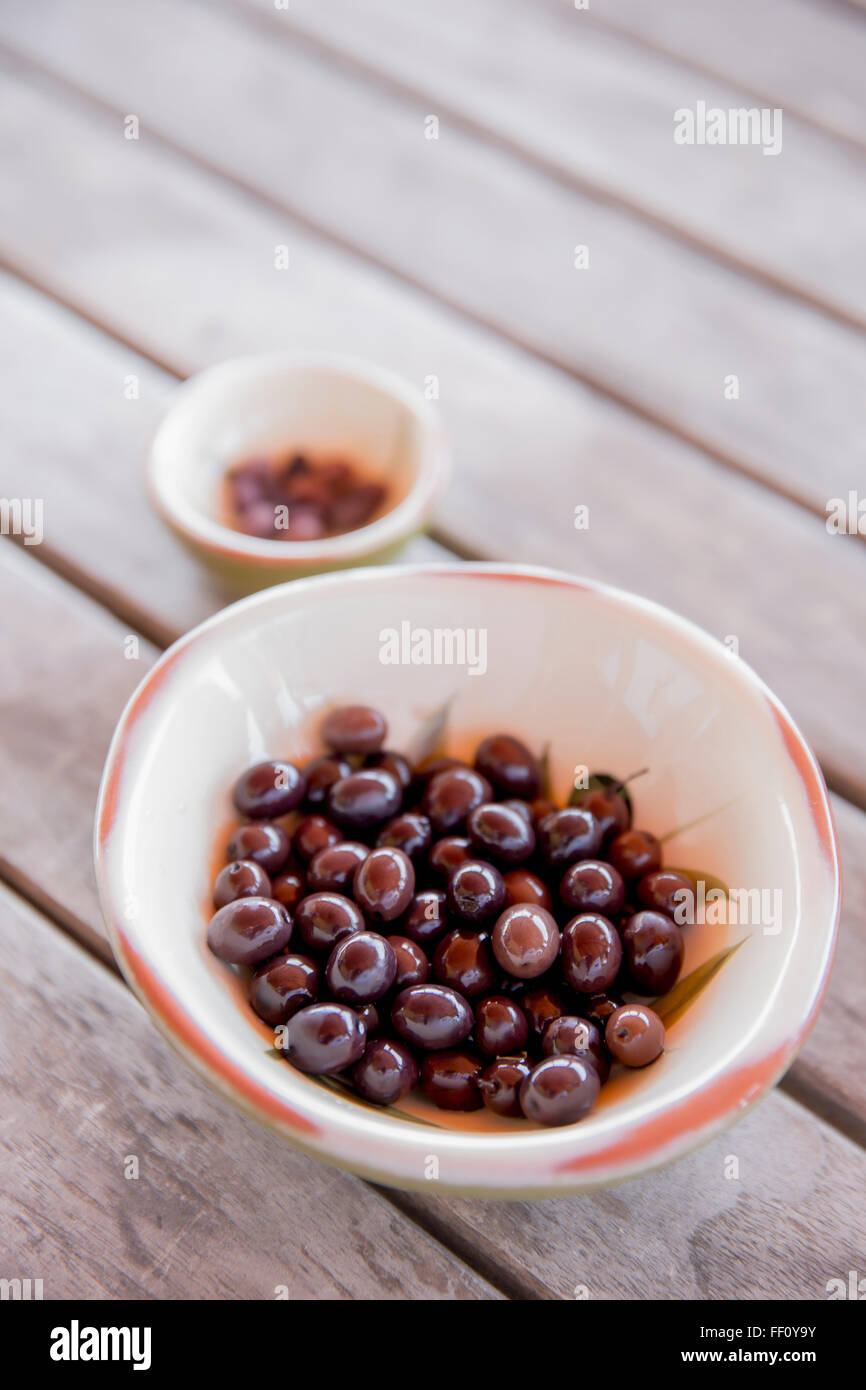 Olive table hi-res stock photography and images - Alamy