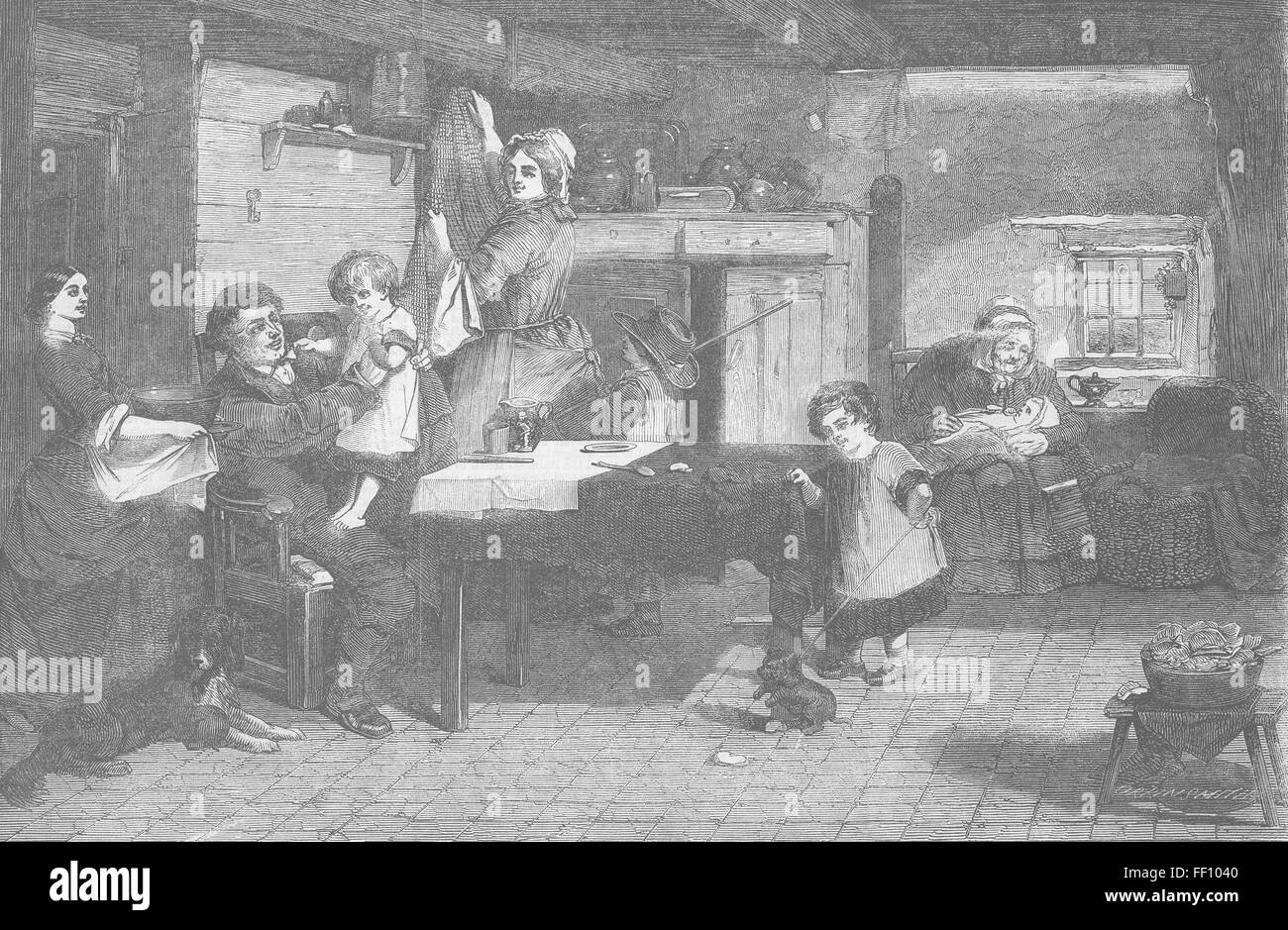 Illustrated home Black and White Stock Photos & Images - Alamy