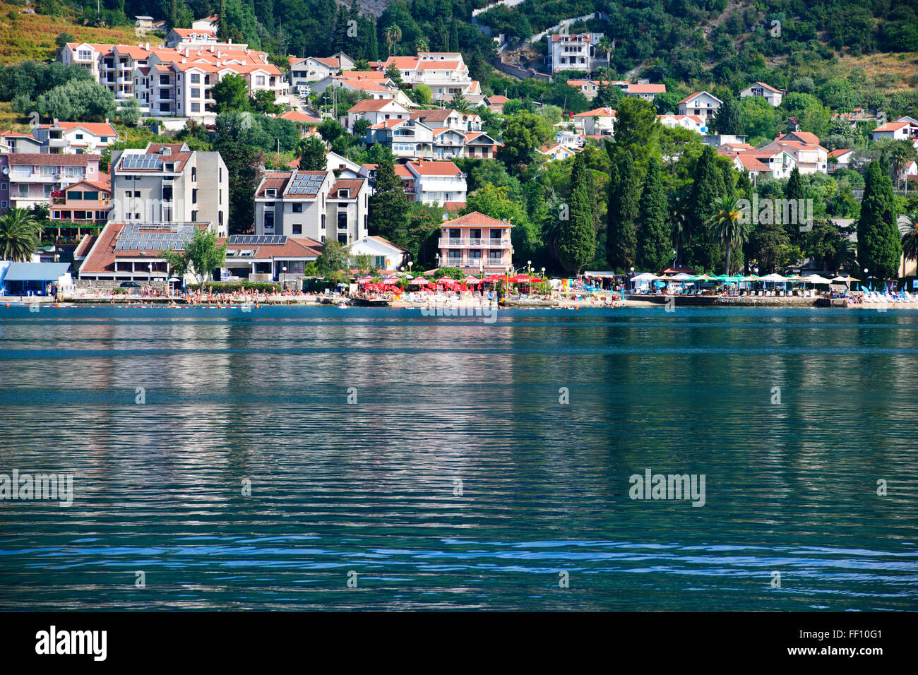 Villages in Bay of Tivat,Montenegro,Beaches,Quiet Bays,Blue calm seas ...