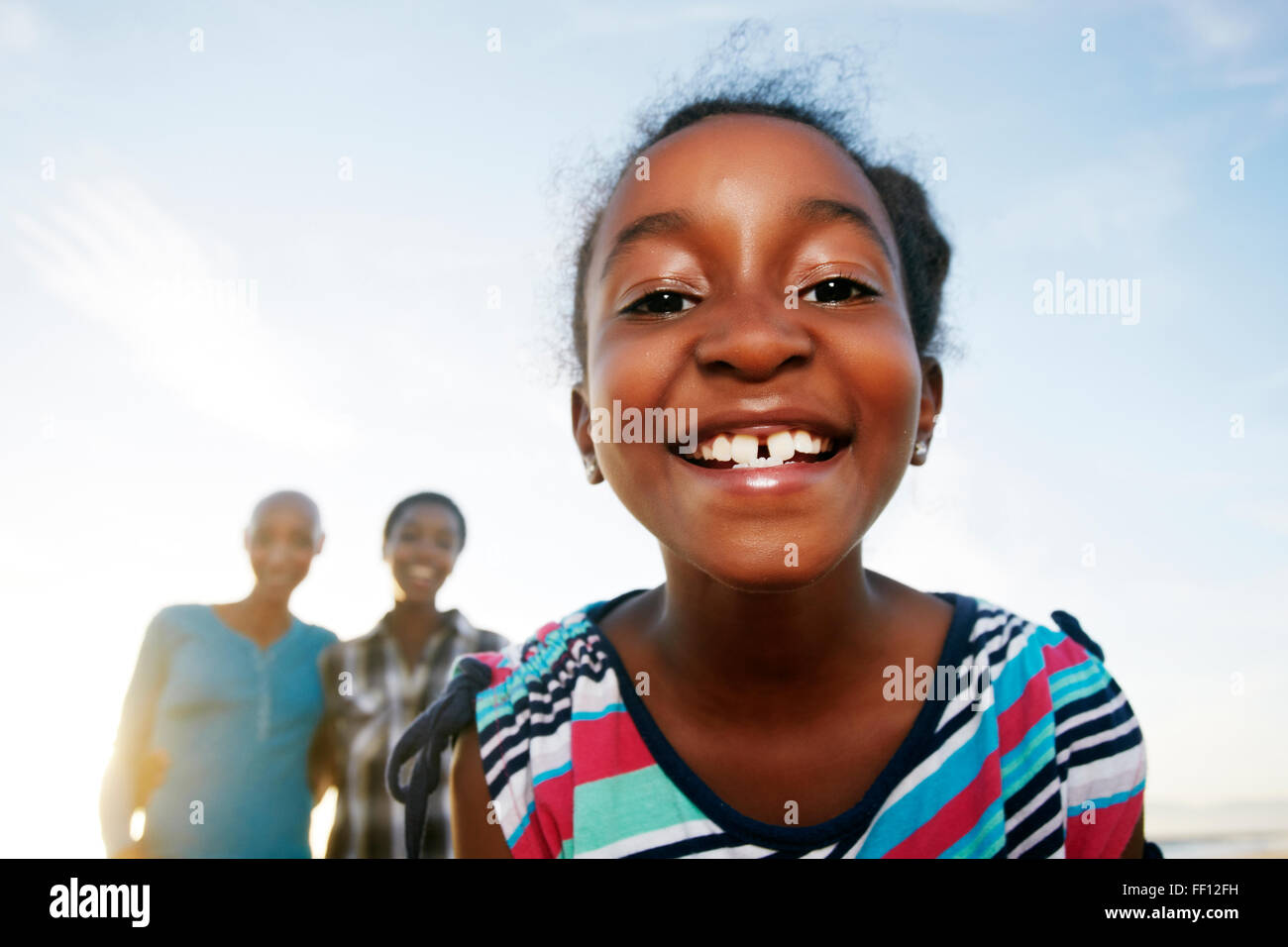 Black child smiling hi-res stock photography and images - Alamy