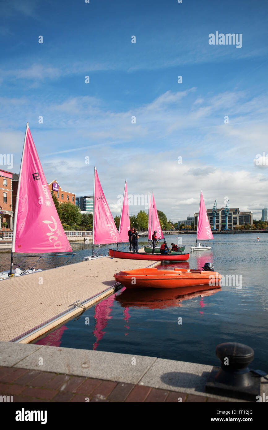 Watersports centre Salford Quays Manchester Stock Photo - Alamy
